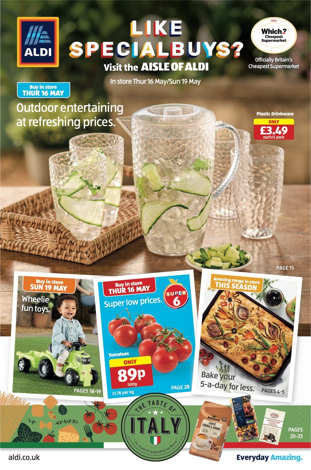 ALDI Leaflet 16 - 19 May 2024 | ALDI Specials | ALDI Offers | UK