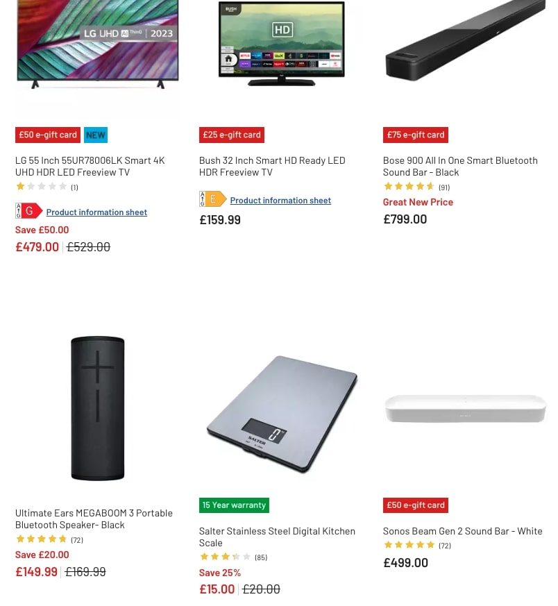 Argos Catalogue Big Birthday Deals July 2023 | New Argos Catalog