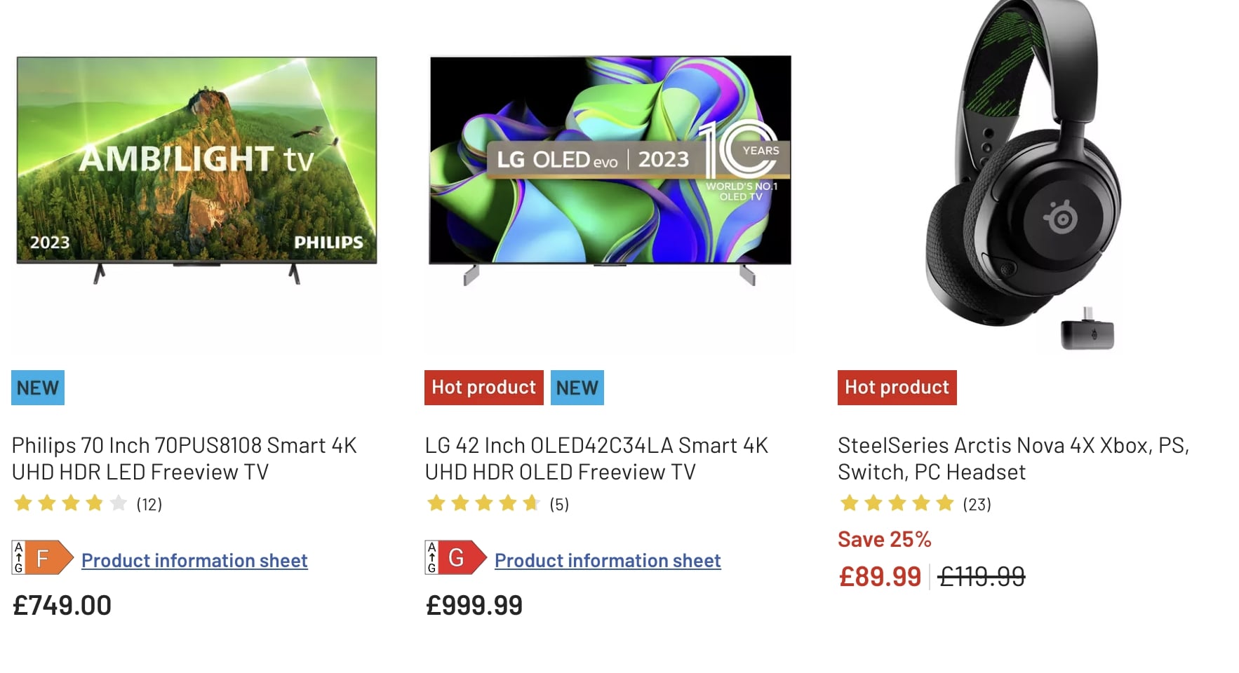 Argos Black Friday Tech Sale 2023 | New Argos Catalogue