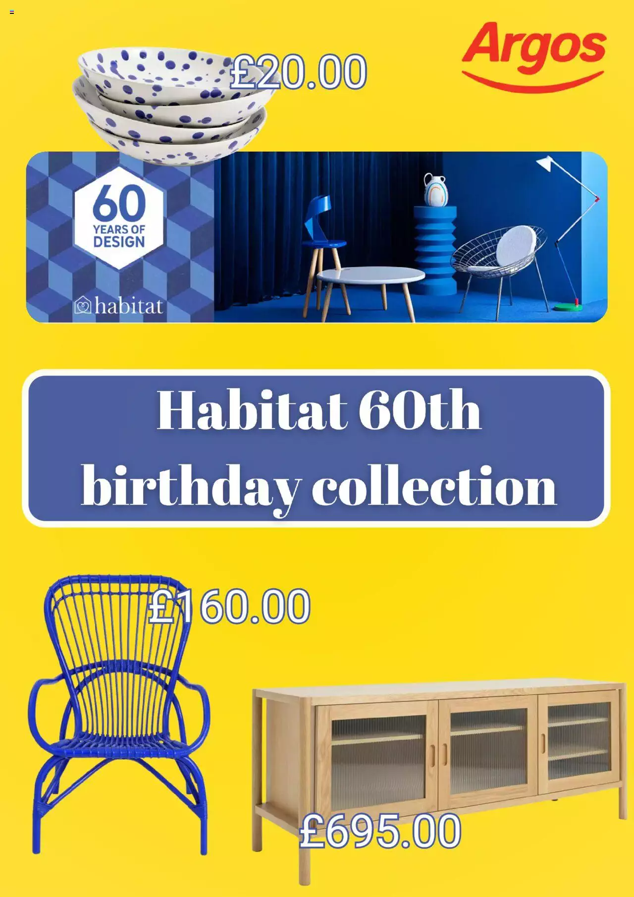Argos Catalogue Habitat Birthday Collection May 2024 | New Argos