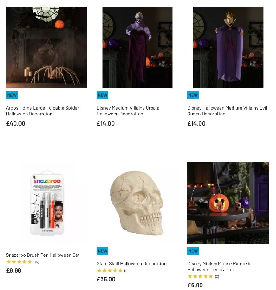 Argos Catalogue Halloween Decors Sale 2023 | Argos Catalog