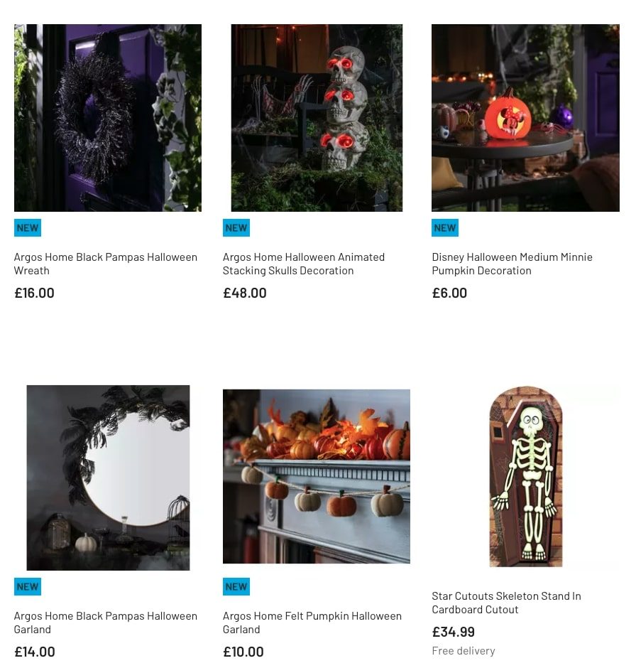 Argos Catalogue Halloween Decors Sale 2023 | Argos Catalog