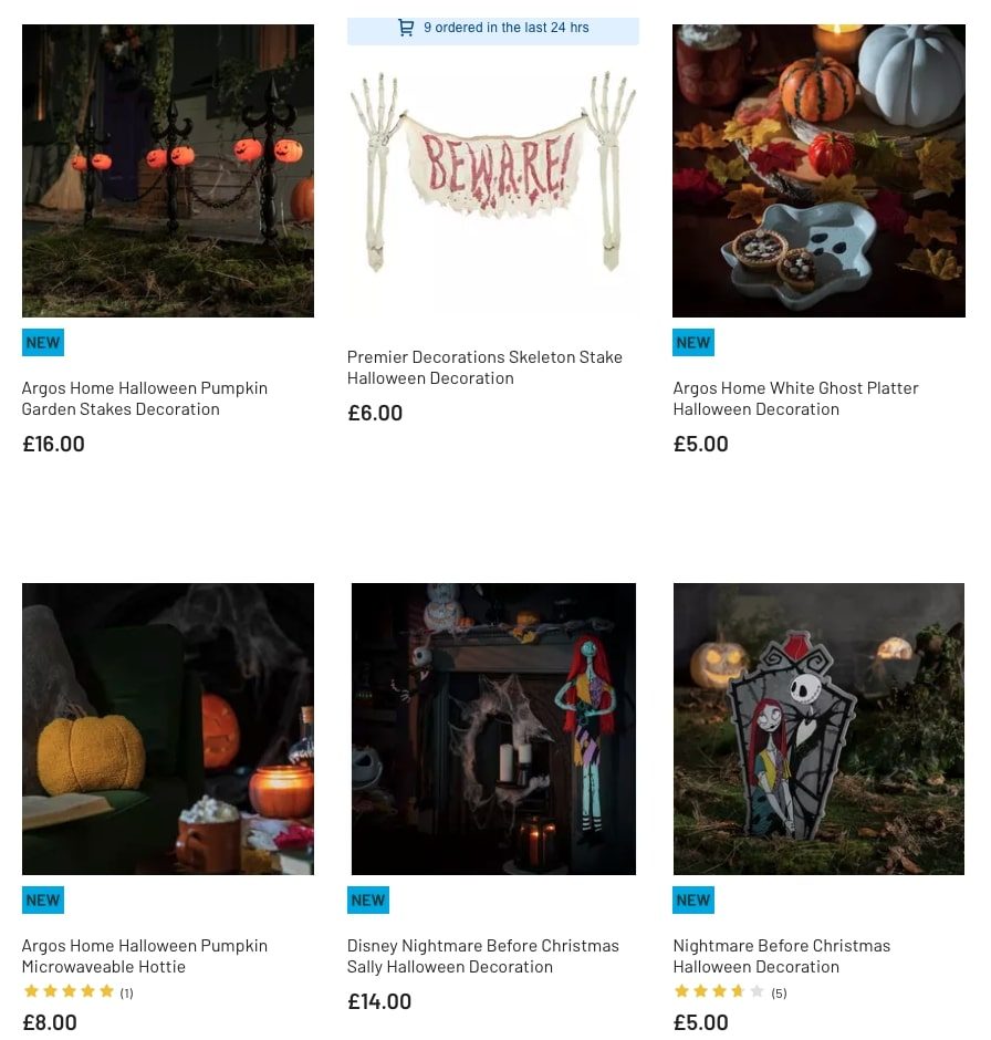 Argos Catalogue Halloween Decors Sale 2023 | Argos Catalog