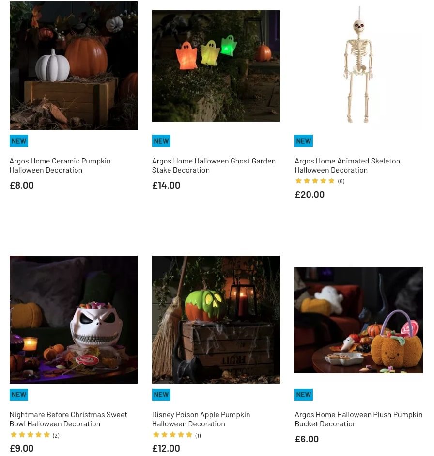 Argos Catalogue Halloween Decors Sale 2023 | Argos Catalog