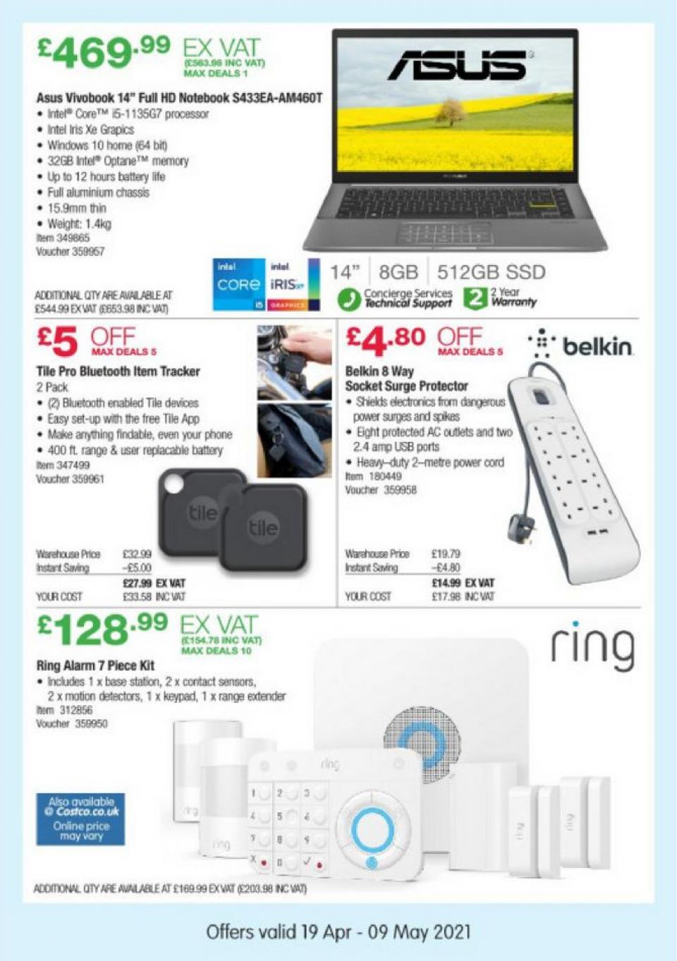 Costco Offers 19 April 2021 | Costco Catalogue UK | Costco Sale 2021