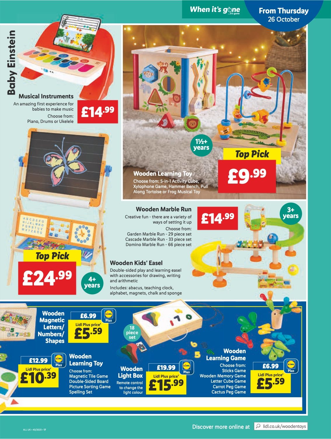 Lidl Offers 26 Oct - 1 Nov 2023 | Lidl Leaflet | Lidl Specials | UK