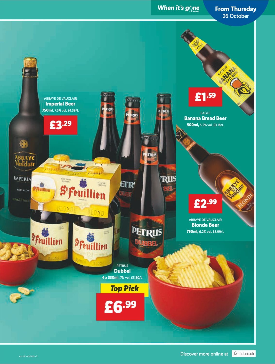 Lidl Offers 26 Oct - 1 Nov 2023 | Lidl Leaflet | Lidl Specials | UK