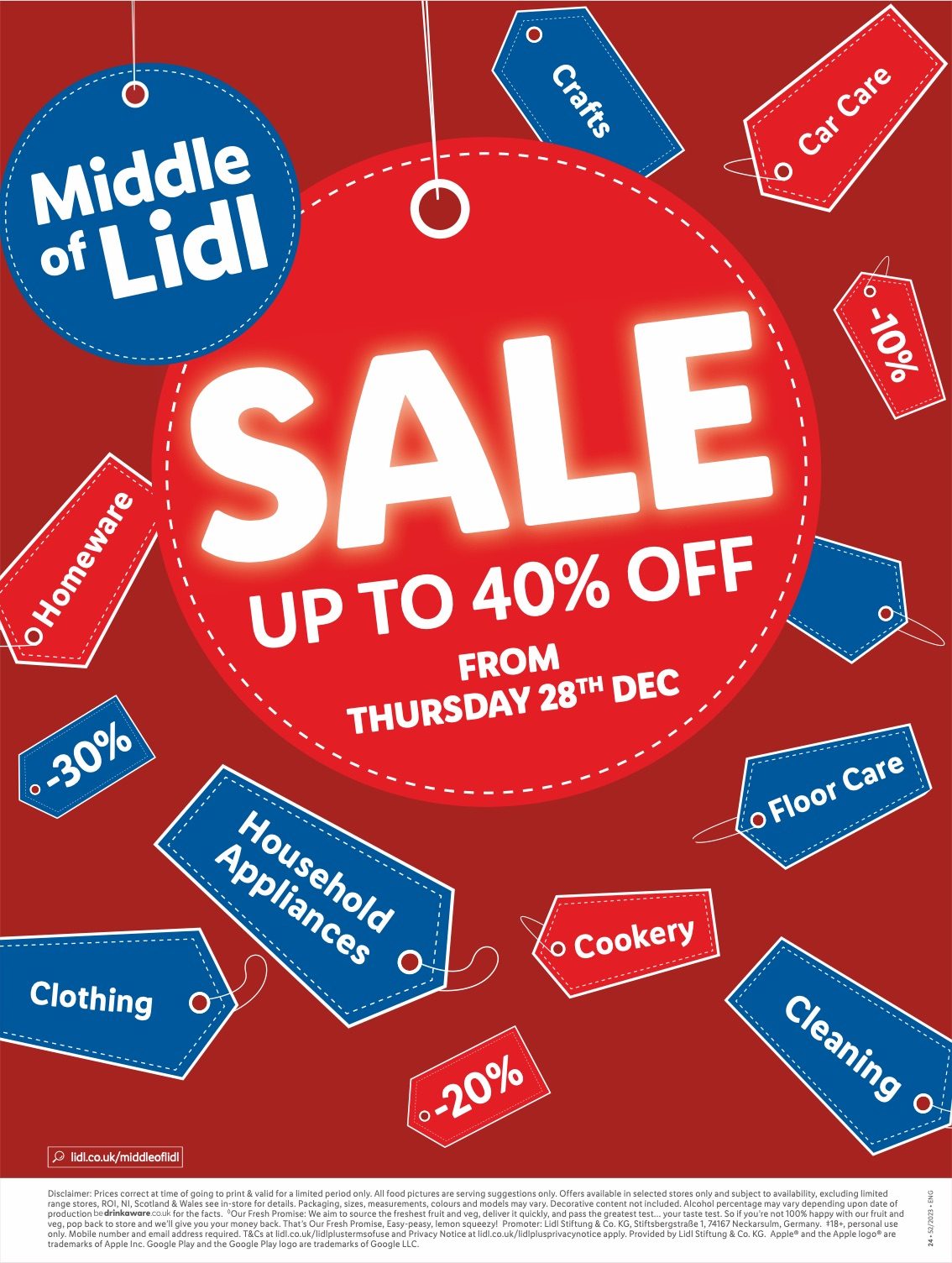 Lidl Offers 28 Dec - 3 Jan 2024 | Lidl Specials | Lidl Leaflet | UK