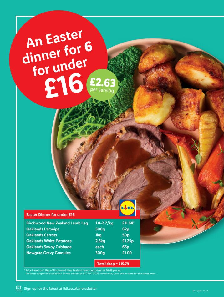 Lidl Offers 6 - 12 April 2023 | Lidl Offers This Week | Lidl Leaflet UK