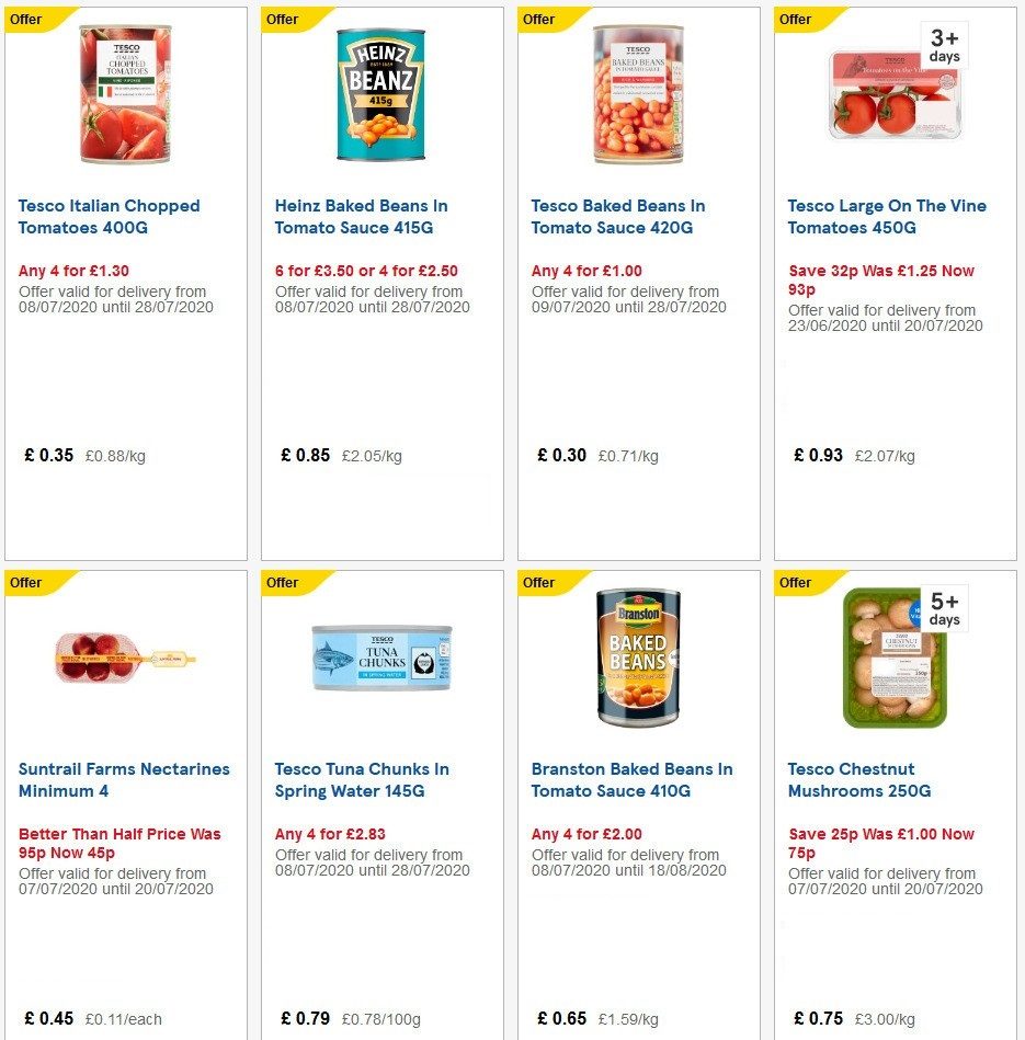 Tesco Offers | Tesco Online Groceries | Tesco Delivery | Tesco Groceries