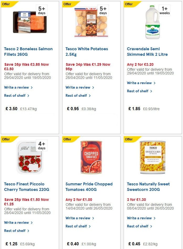 Tesco Offers | Tesco Online Groceries | Tesco Delivery | Tesco Groceries