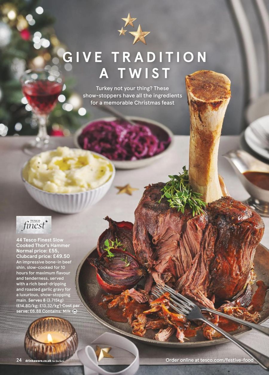 Tesco Offers Festive Food to Order 2023 | Tesco Catalogue | UK